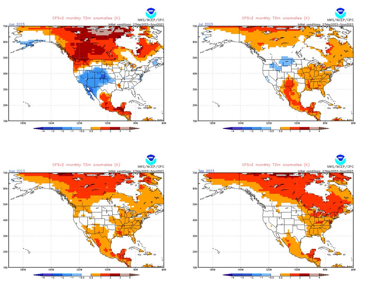 NatGasCollector on Twitter: "The CFS extended range forecast still looks bullish from July ...