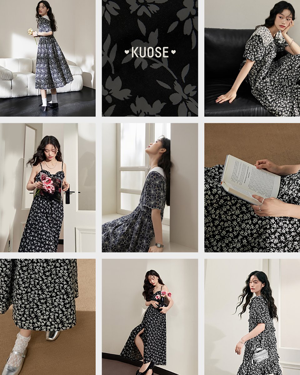 KUOSE on Twitter: " In summer, in addition to wearing colorful, reserved and floral dresses are ...
