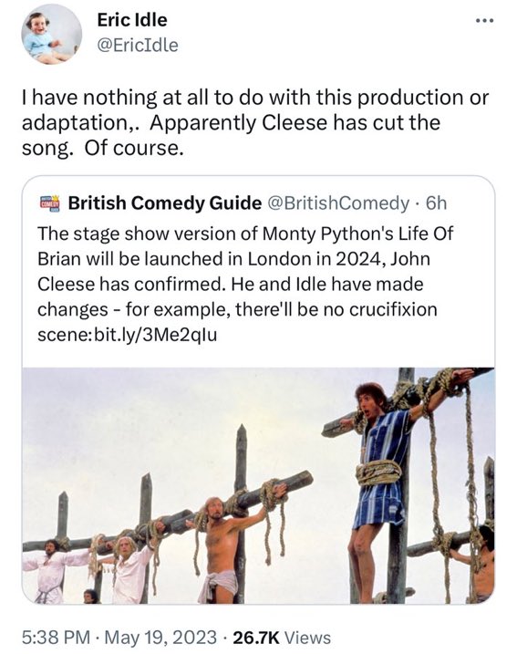Life Of Brian Crucifixion