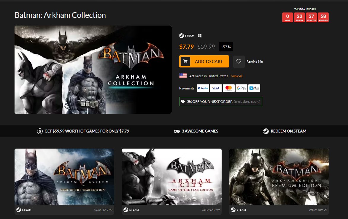 Wario64 on Twitter: "Gaming bundles ending soon on Fanatical http://bit.ly/2Ivrltq #ad"