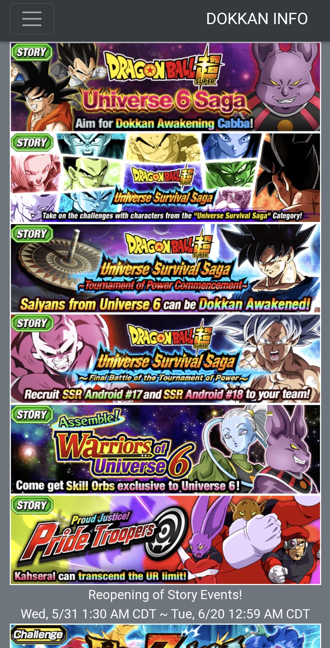 Dokkan Assets (DBZ Assets) #RIPGachaTalks on Twitter: "Full Global Super 17 Celebration Info ...