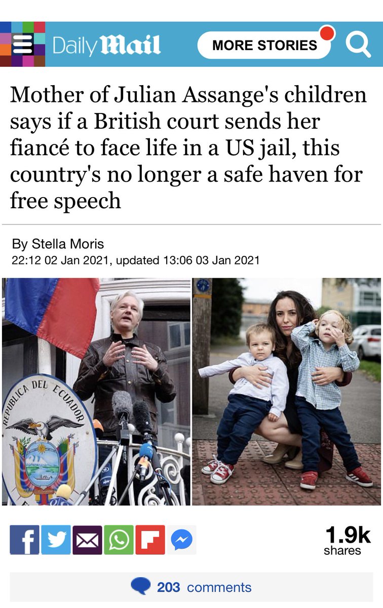 Consul Iɴᴄɪᴛᴀᴛᴜs on Twitter: "RT @Stella_Assange: Journalists and publishers travelling to the ...