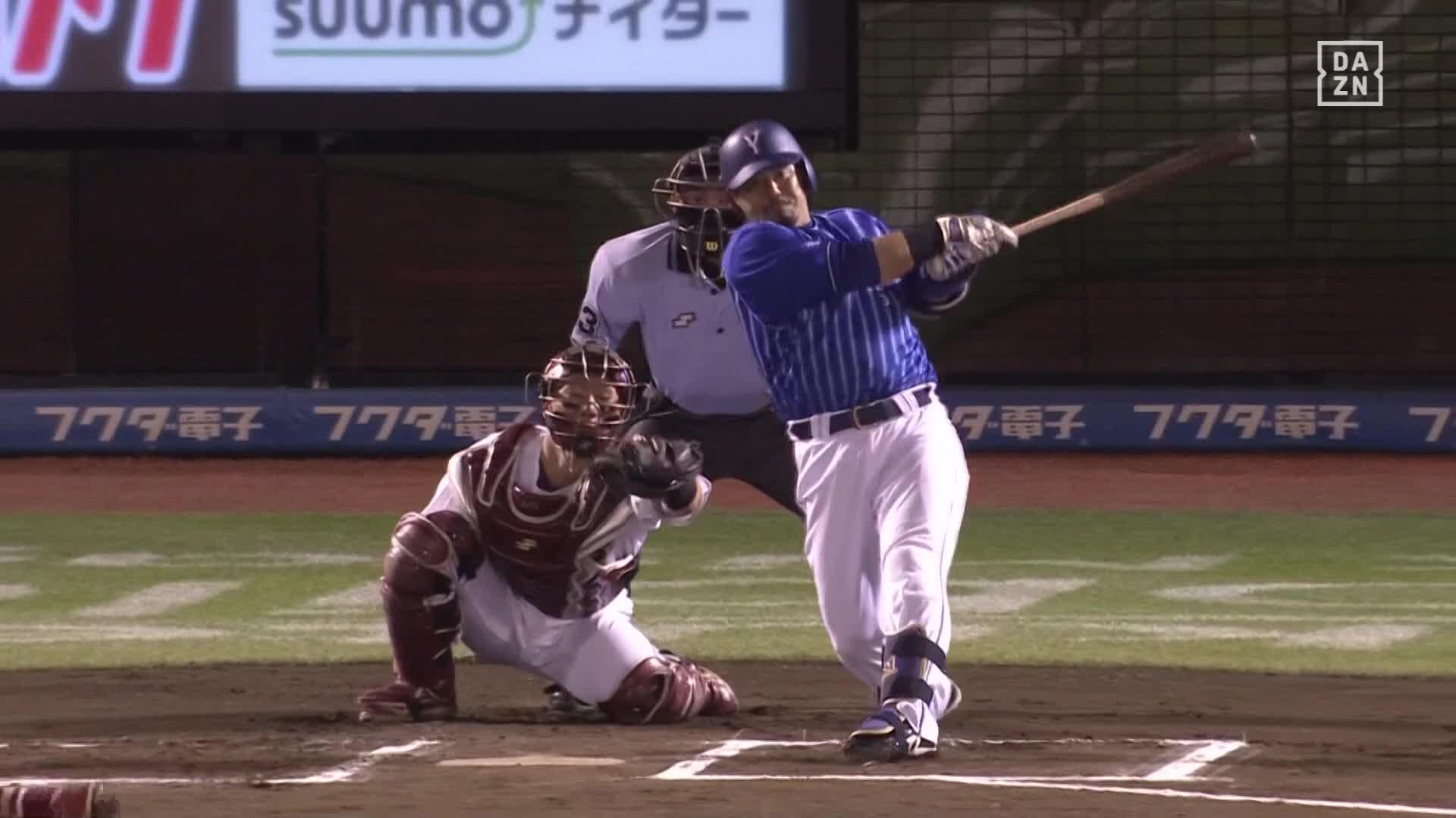 横浜DeNAベイスターズ on Twitter: "一発が飛び出して同点🍯 https://t.co/aejQF4WyAy 🎦 @DAZN_JPN #baystars" / Twitter