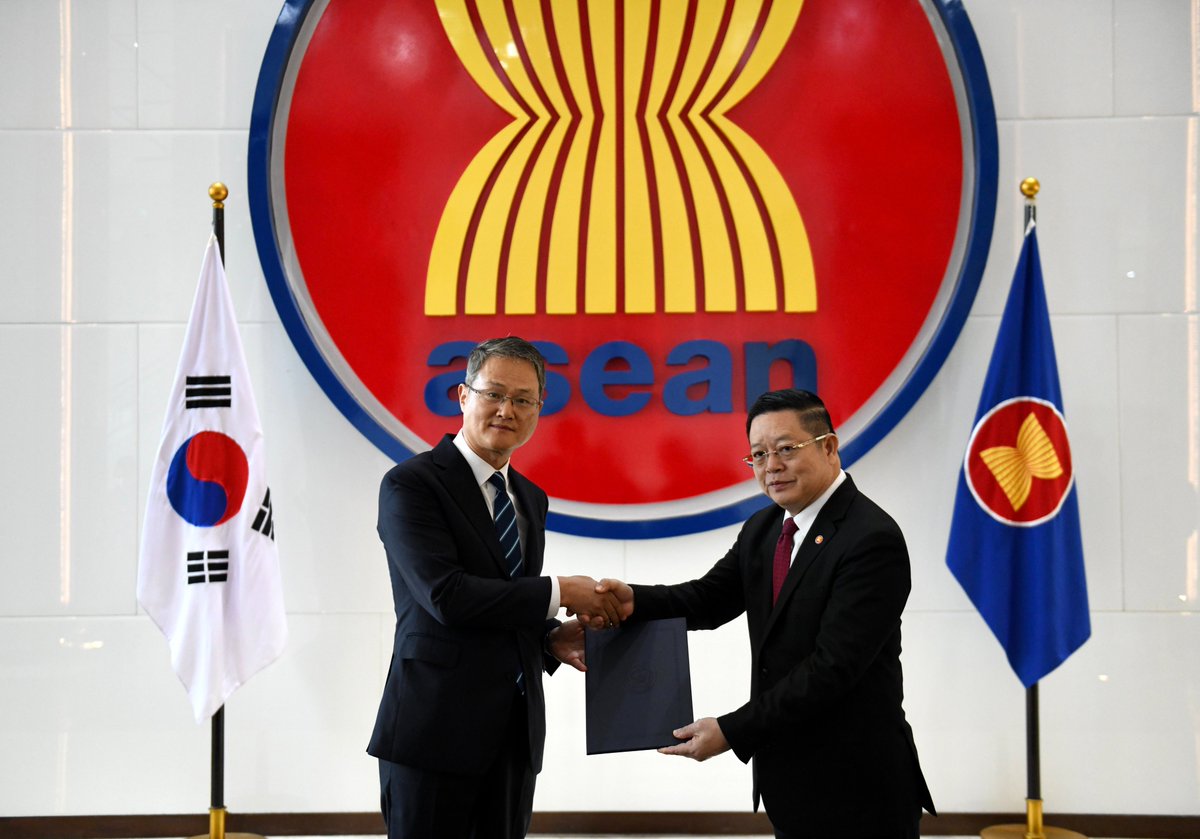 ASEAN on Twitter: "Newly-appointed Ambassador of the Republic of Korea (ROK) to ASEAN Lee Jang ...
