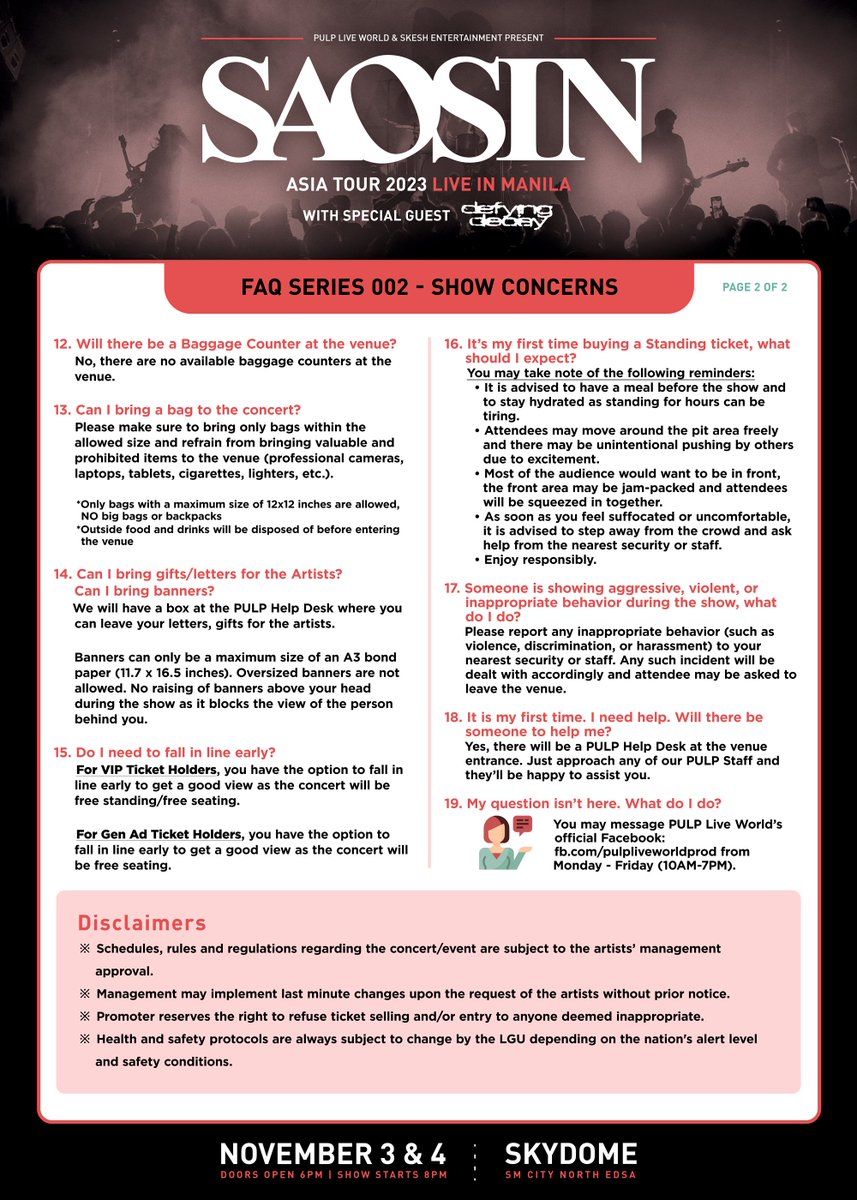 PULP Live World on Twitter: "Read through these guides we prepared in case you have any show ...