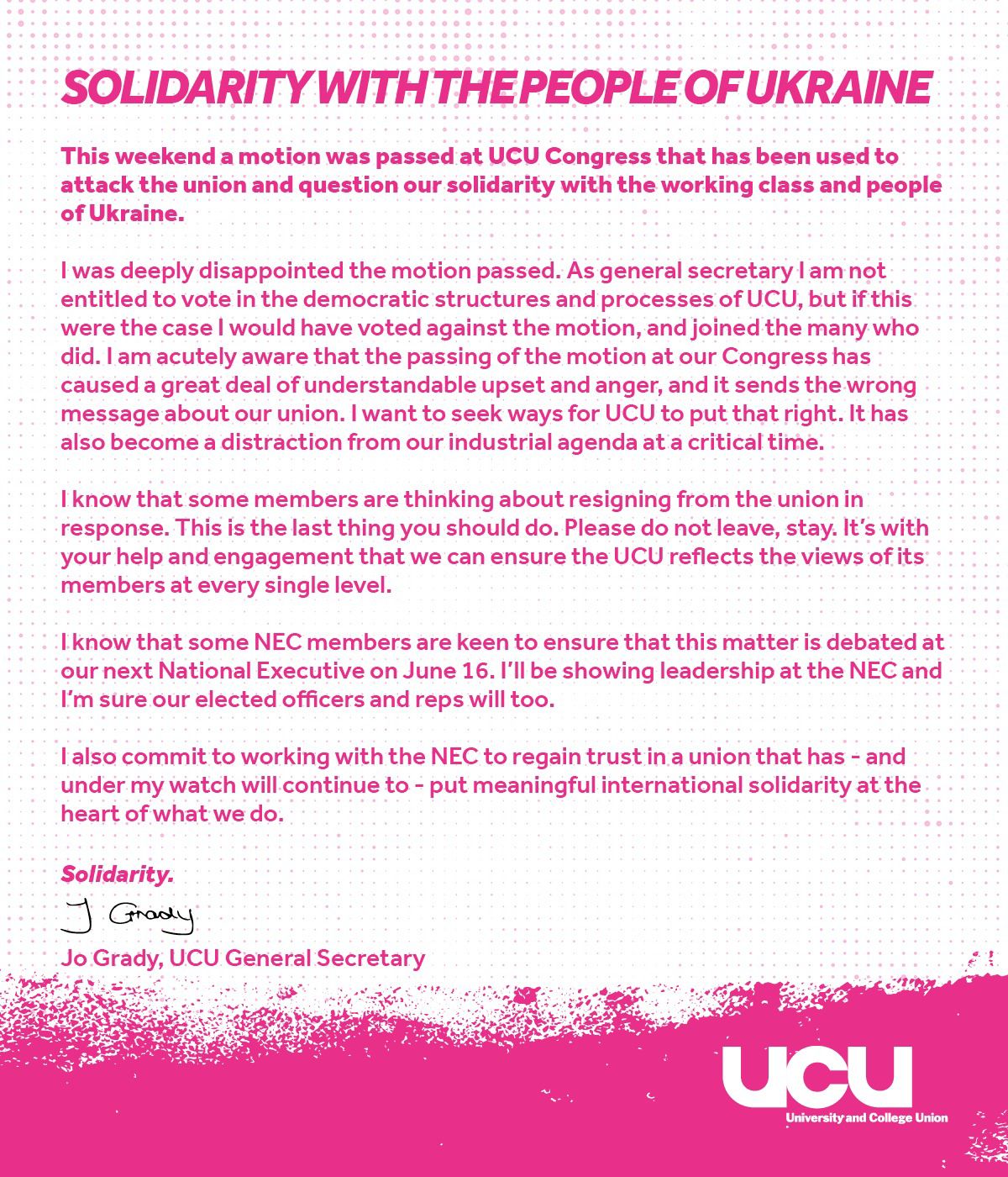 UCU on Twitter: UCU on Twitter: