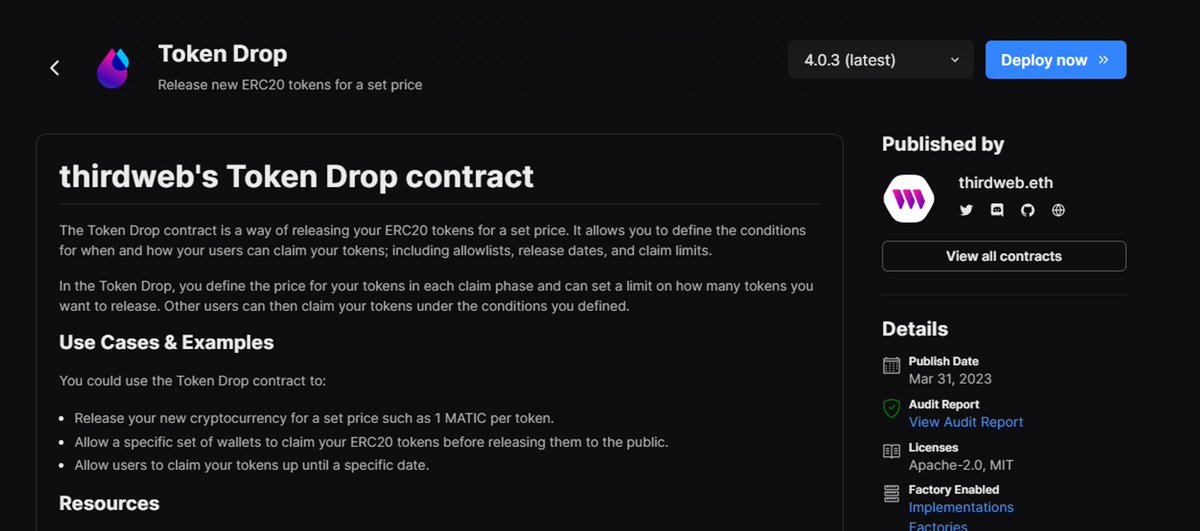 5 Phút Crypto on Twitter: "Nhiệm vụ 2: https://thirdweb.com/dashboard/contracts… Ae sẽ phải ...