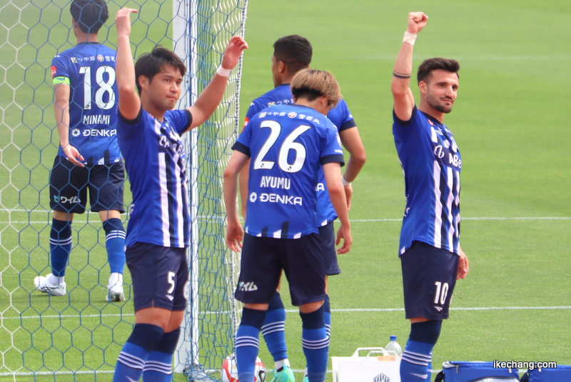 天童市の観光ガイド On Twitter モンテディオ山形×ブラウブリッツ秋田 モンテディオ写真部 奥羽本戦 での1点目。野田裕喜 選手のヘディングシュートを チアゴ 選手が足を