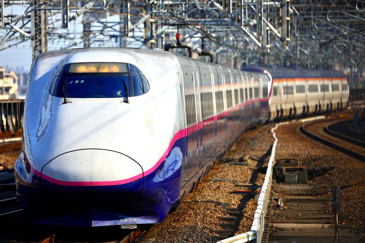 Series E446-26 on Twitter: "さようなら...E2系J63編成 J58.59と同じ東急製特徴の顔形状をもつ編成が旅たったみたいですね... このJ63編成は、ほかの ...