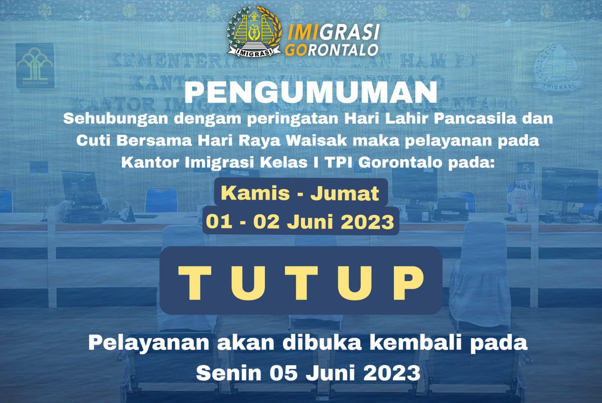 Imigrasi Gorontalo on Twitter: Imigrasi Gorontalo on Twitter: