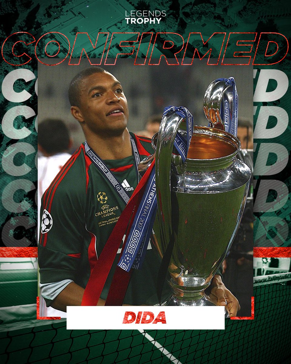 Legends Trophy on Twitter: "🧤 Um dos maiores goleiros da história! 🌟 Dida, campeão mundial em ...
