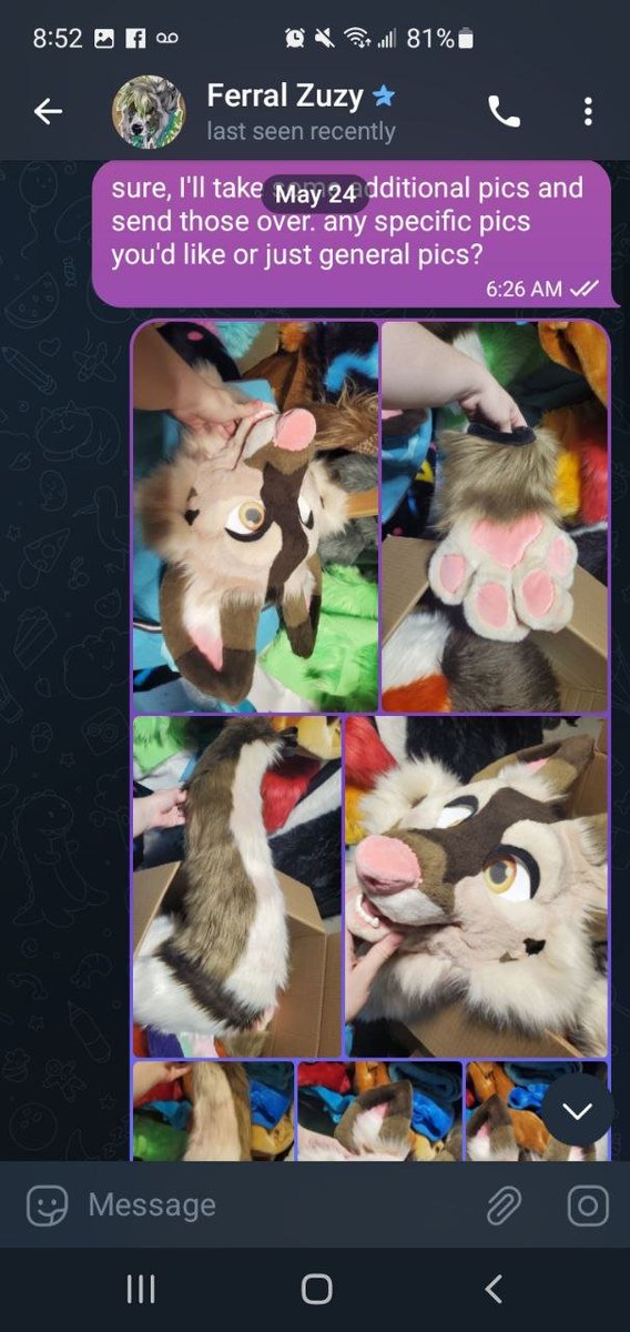 Eelowyn on Twitter: "I hate having to do this, but if you have fursuits for sale and the user ...