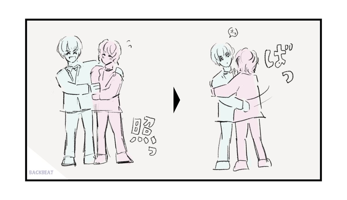 102%カカオ on Twitter: "BACKBEAT 大千穐楽カテコ スチュを軽々持ち上げるジョンと 全然持ち上げられないスチュ。 尊すぎる流れでした…ありがとう… #BACKBEAT"