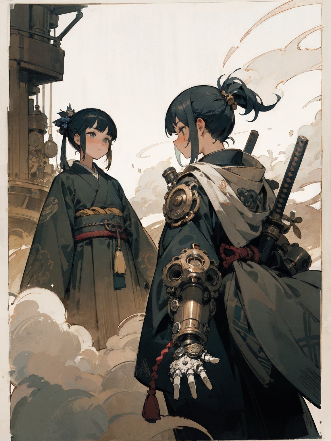 Steampunk Samurai Girl