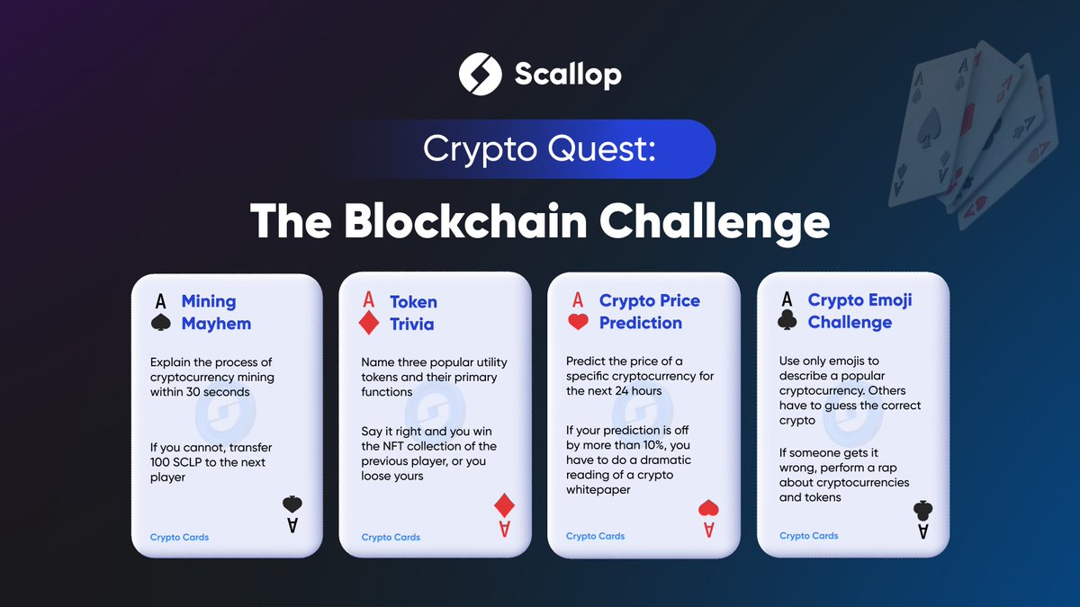 Scallop on Twitter: "Embark on an exhilarating Crypto Quest: The #Scallop Blockchain Challenge ...