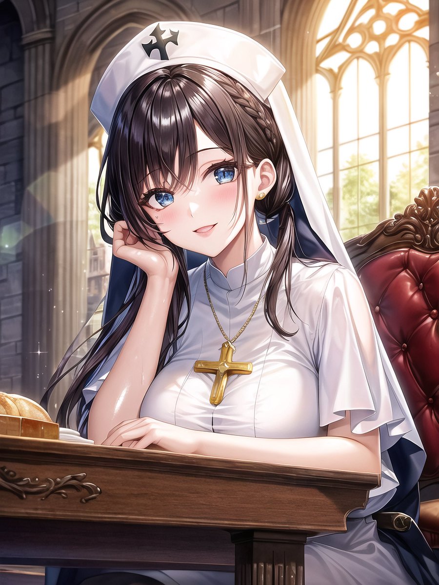 Ray_AI_illust on Twitter: "こちらにもシスターさんを #AIイラスト"