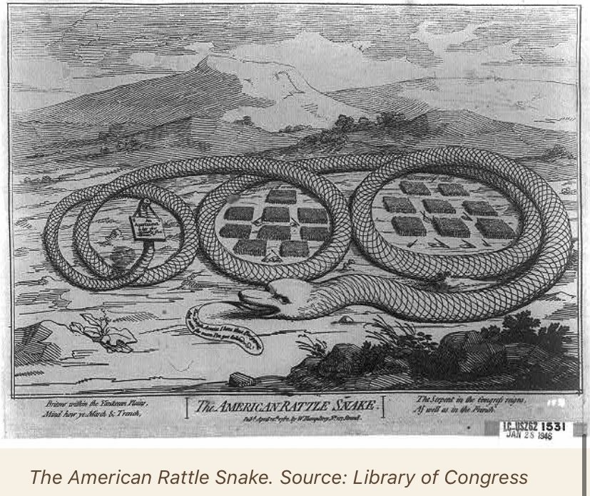 Snakes had an intriguing transition during the Revolutionary era ...