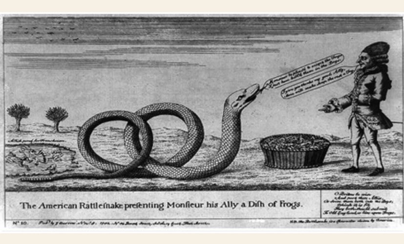 Snakes had an intriguing transition during the Revolutionary era ...