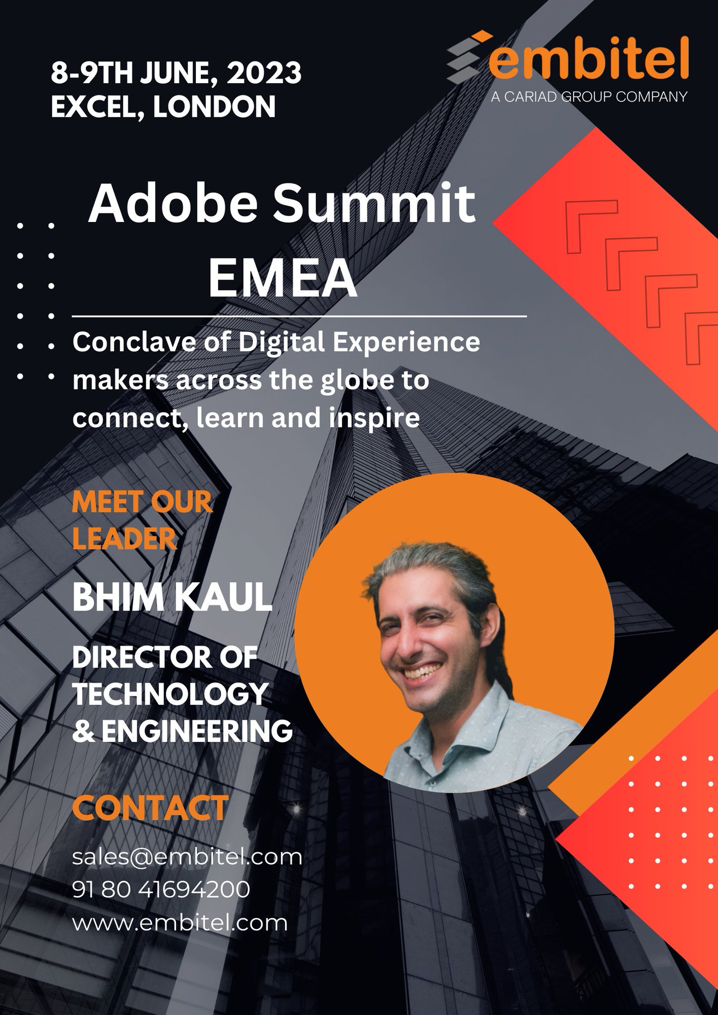 Embitel Technologies on Twitter: "#inspiredleadership... Calling all members of the @Adobe ...