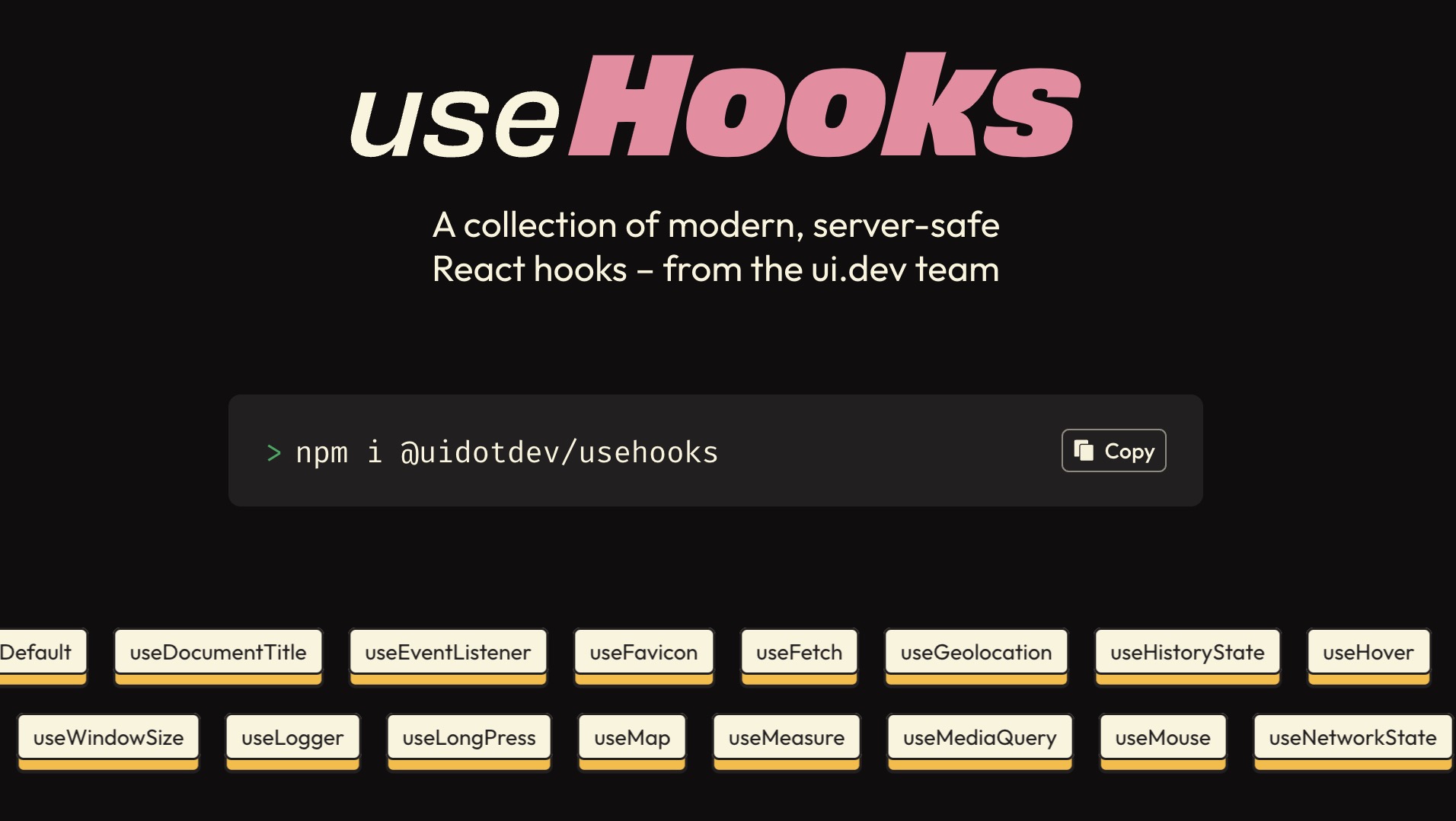 Miguel Ángel Durán on Twitter: "¡Inmensa Colección de Hooks para React! Crea un debounce para tu ...
