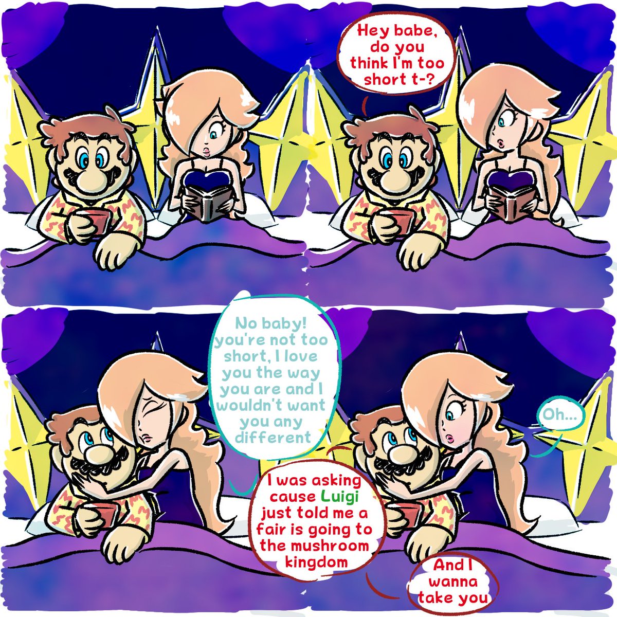 Rosalina And Luigi Comic
