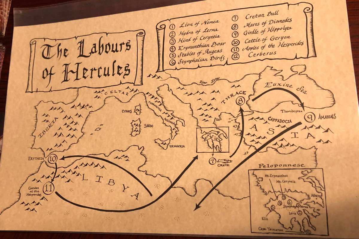 The 12 Labours of Hercules, explained: - Thread from The Cultural Tutor ...