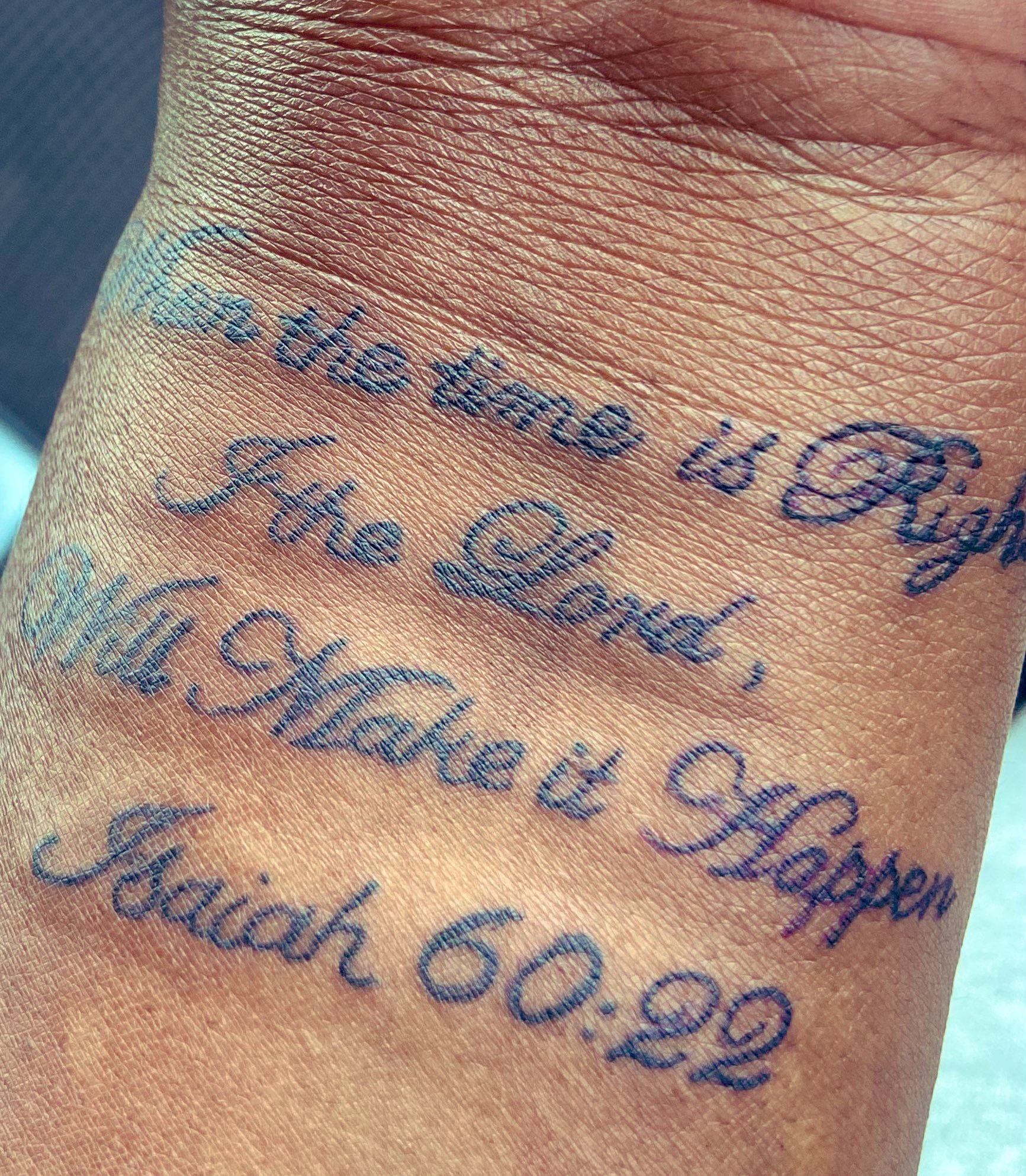 Isaiah Ambigram Tattoos Isaiah 41:10 November(2024) #ink #tattoo