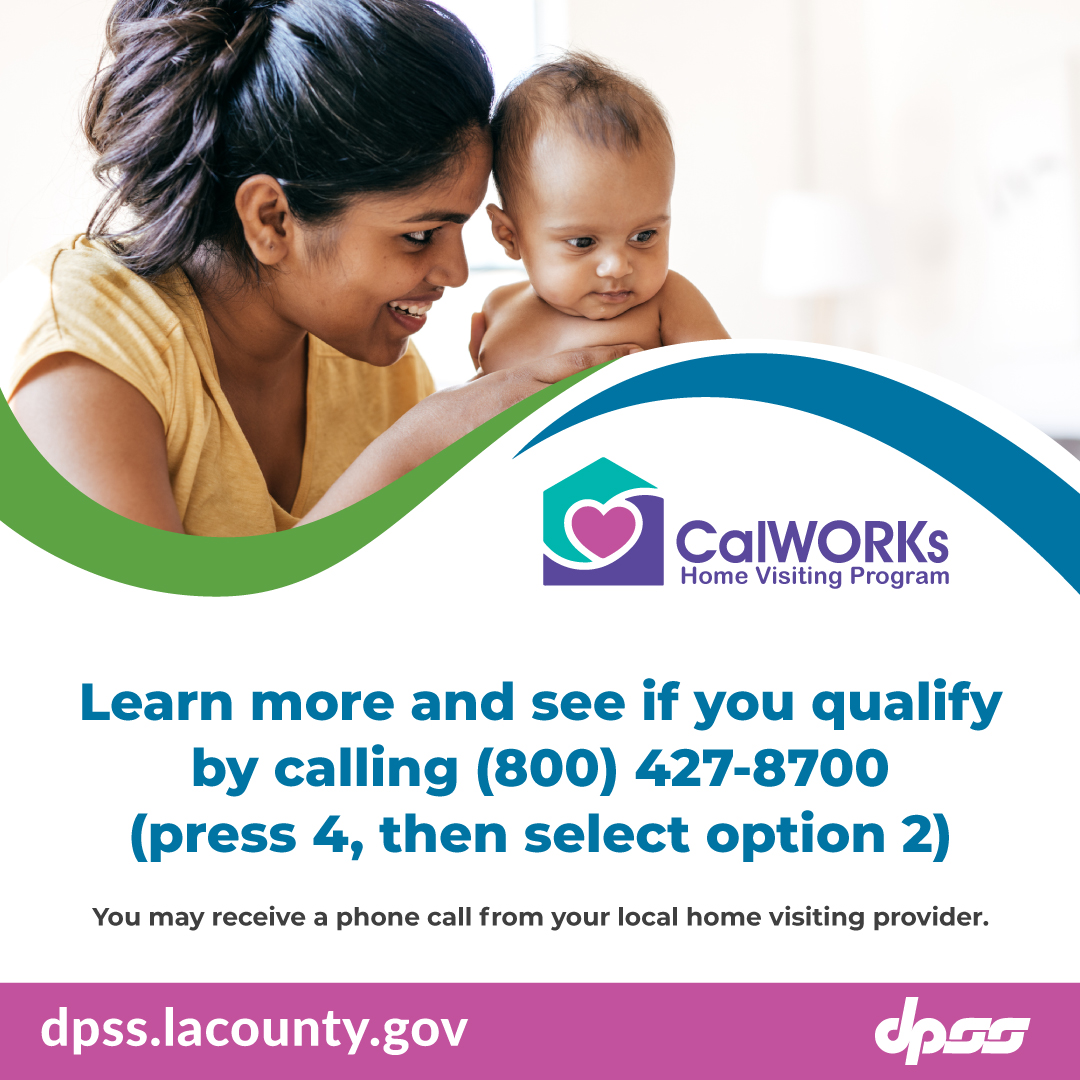 County of Los Angeles | DPSS on Twitter: "CalWORKs customers! Receive FREE home-based support to ...