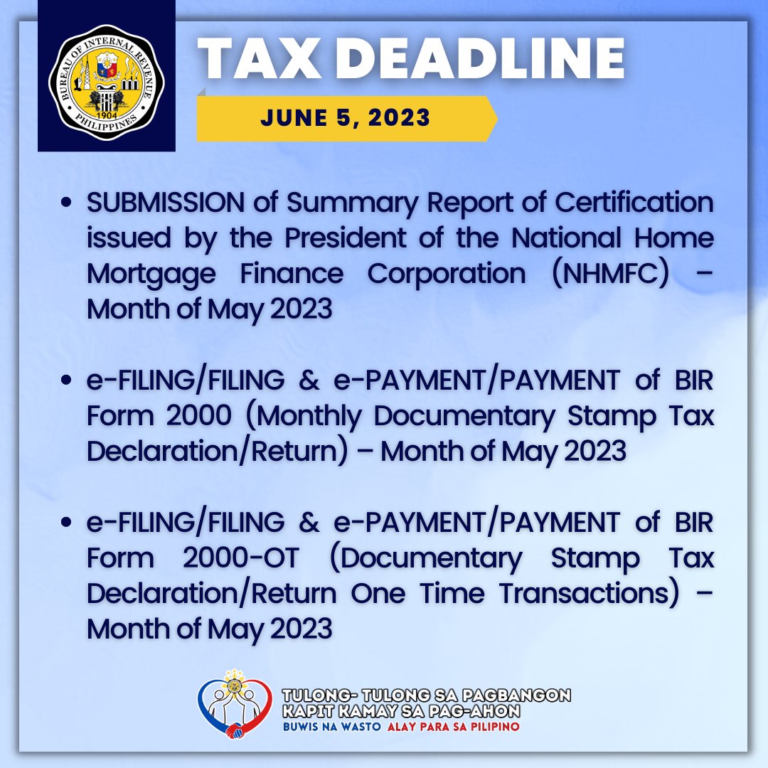 birgovph on Twitter: "RMC#62-2023 Announces the availability of BIR Form Nos. 1604-C, 1604-E ...