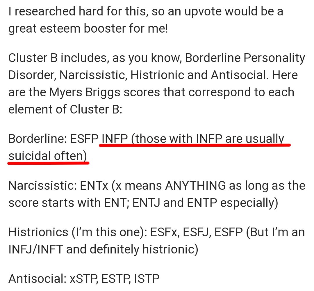 ً on Twitter: "ppl might misunderstand, this isn't a "relate your mbti to a personality disorder ...