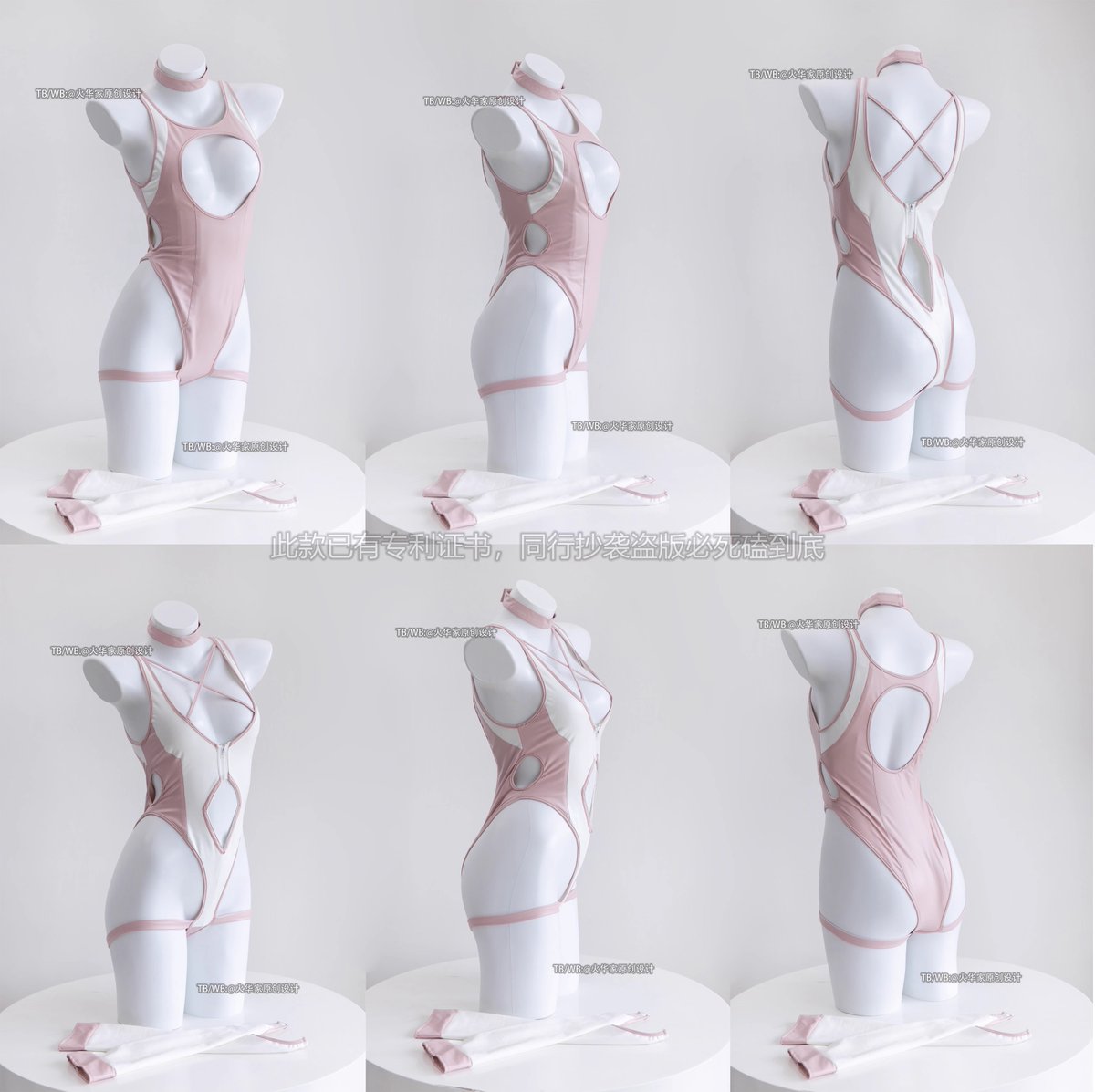 凶音（まがね） on Twitter: "火华家さん @huohuajia @niyeye2019 の新作 グラビア風競泳水着 穴あき競泳水着 と おっぱいクロス競泳水着 の2種 https ...