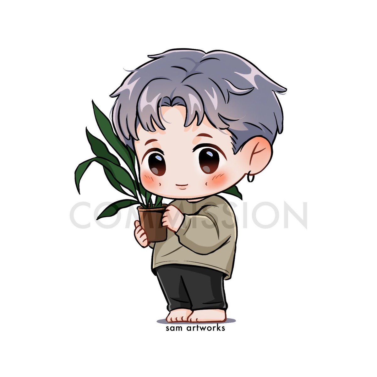 「rap line chibi 💕 #bts #BTS10thAnniversa」|moonchild sam ⁷のイラスト