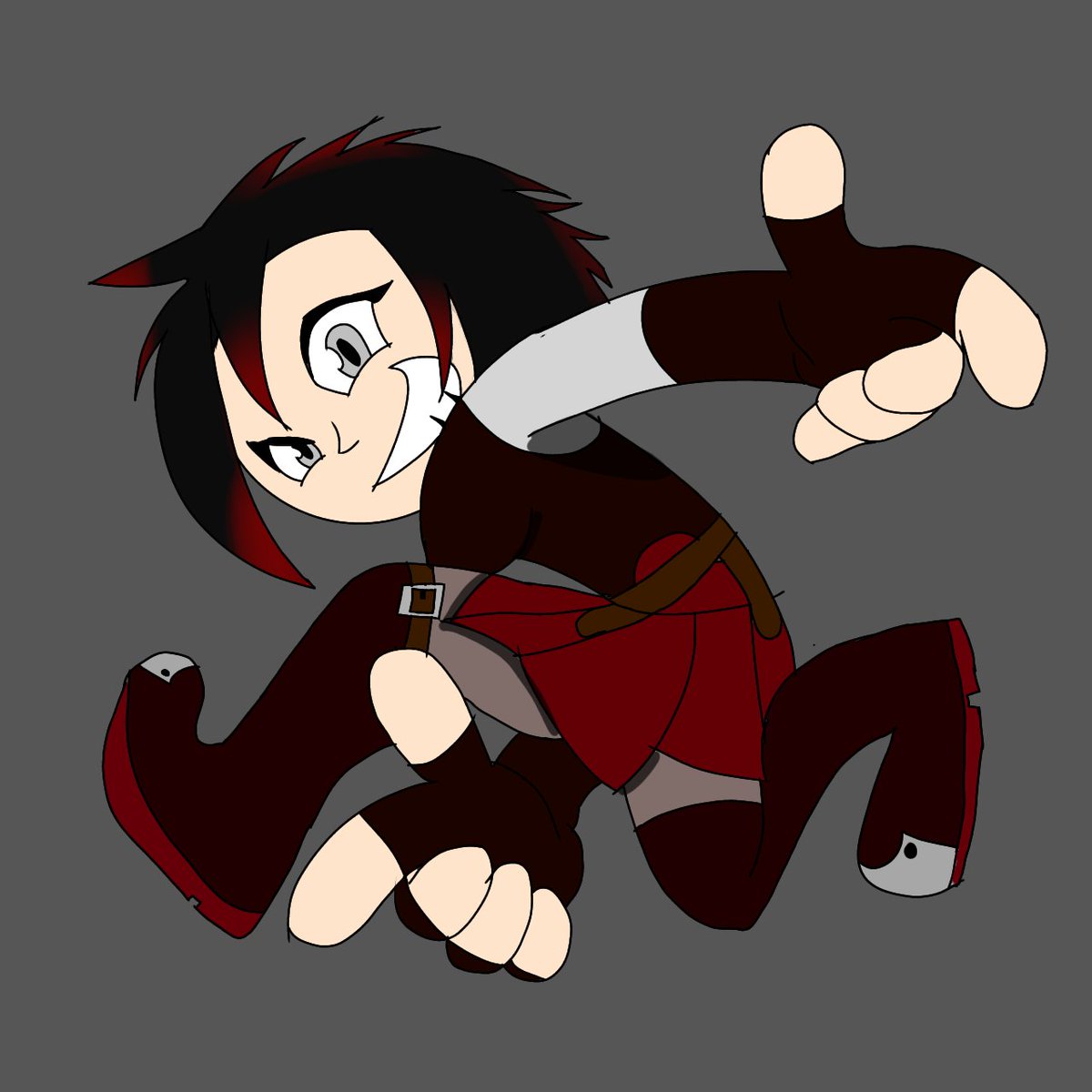 🦴Cubone🦴 on Twitter: "Hi fadel, I drew ruby in uekawa style :D"