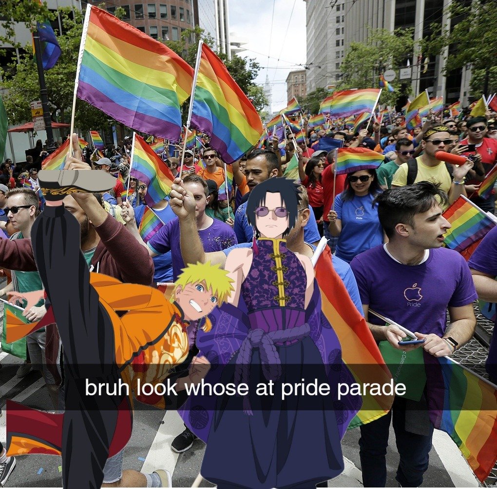 hourly narusasu on Twitter: "RT @wlwsasuke: happy pride month"