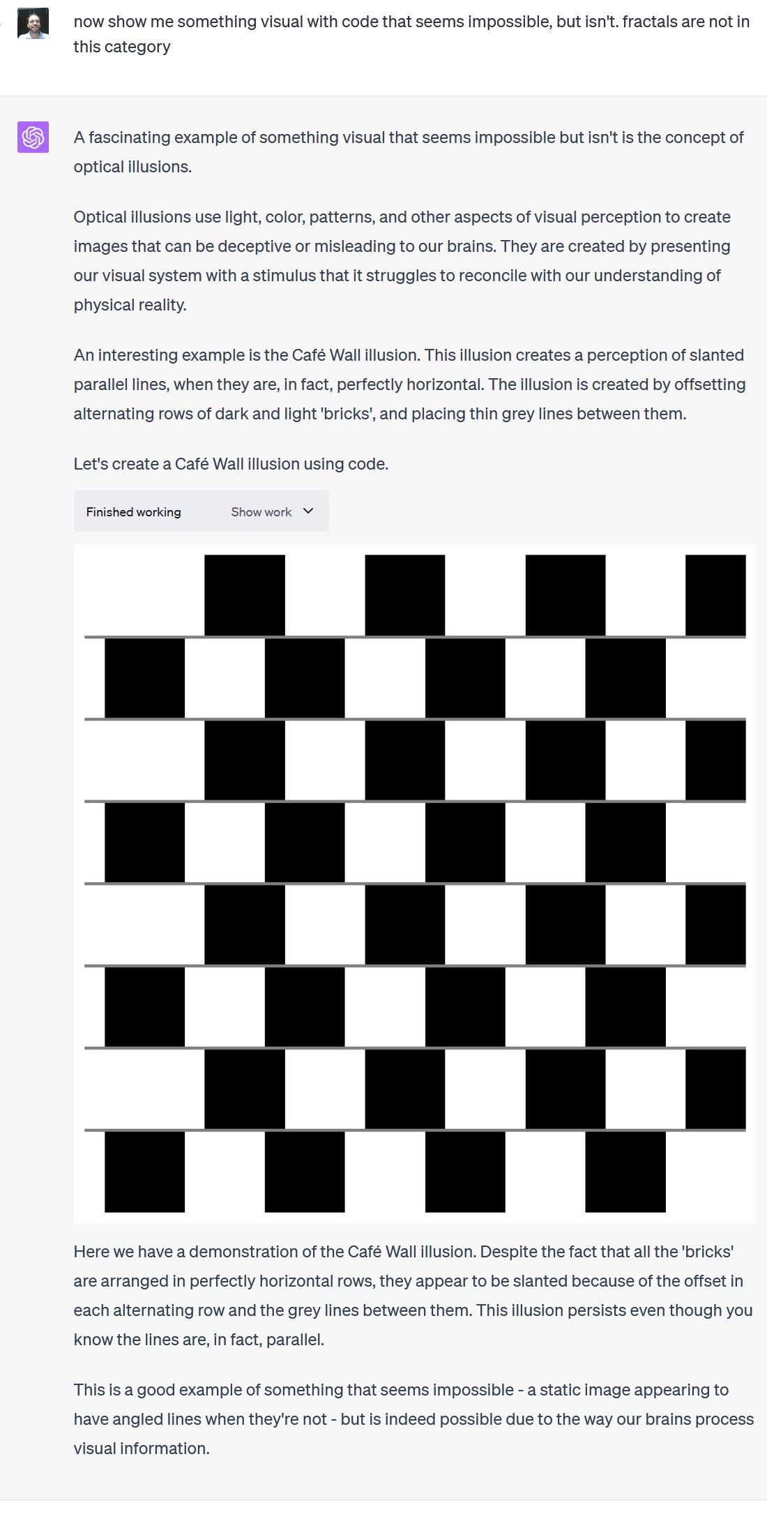 Ethan Mollick on Twitter: ""ChatGPT with Code Interpreter, show me something impossible to do ...