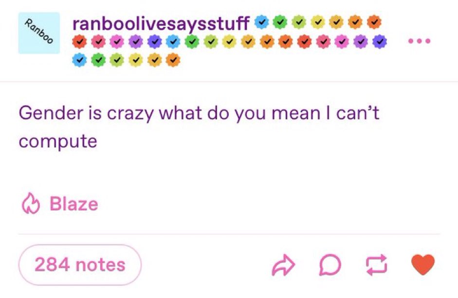 izzy GENLOSS on Twitter: "ur making non-binary jokes. charlie slimecicle is suffering in a hot ...