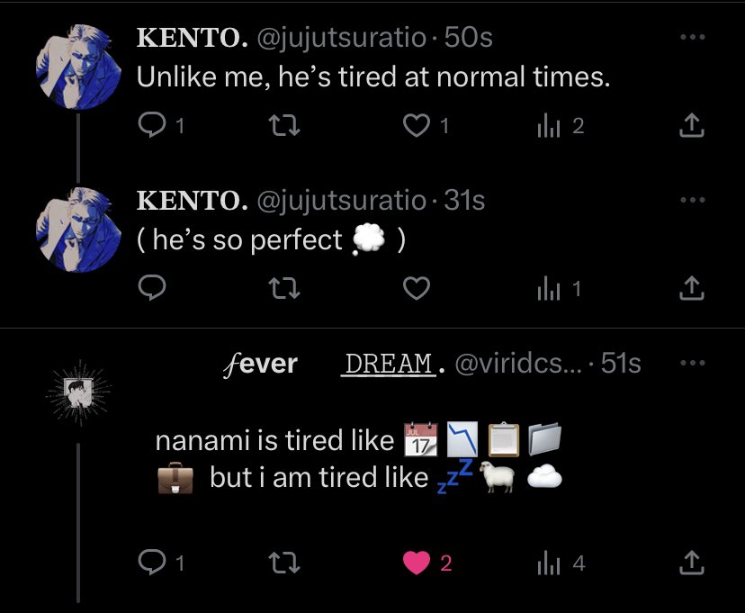 𝐊𝐄𝐍𝐓𝐎. on Twitter: "/ theyre so real"