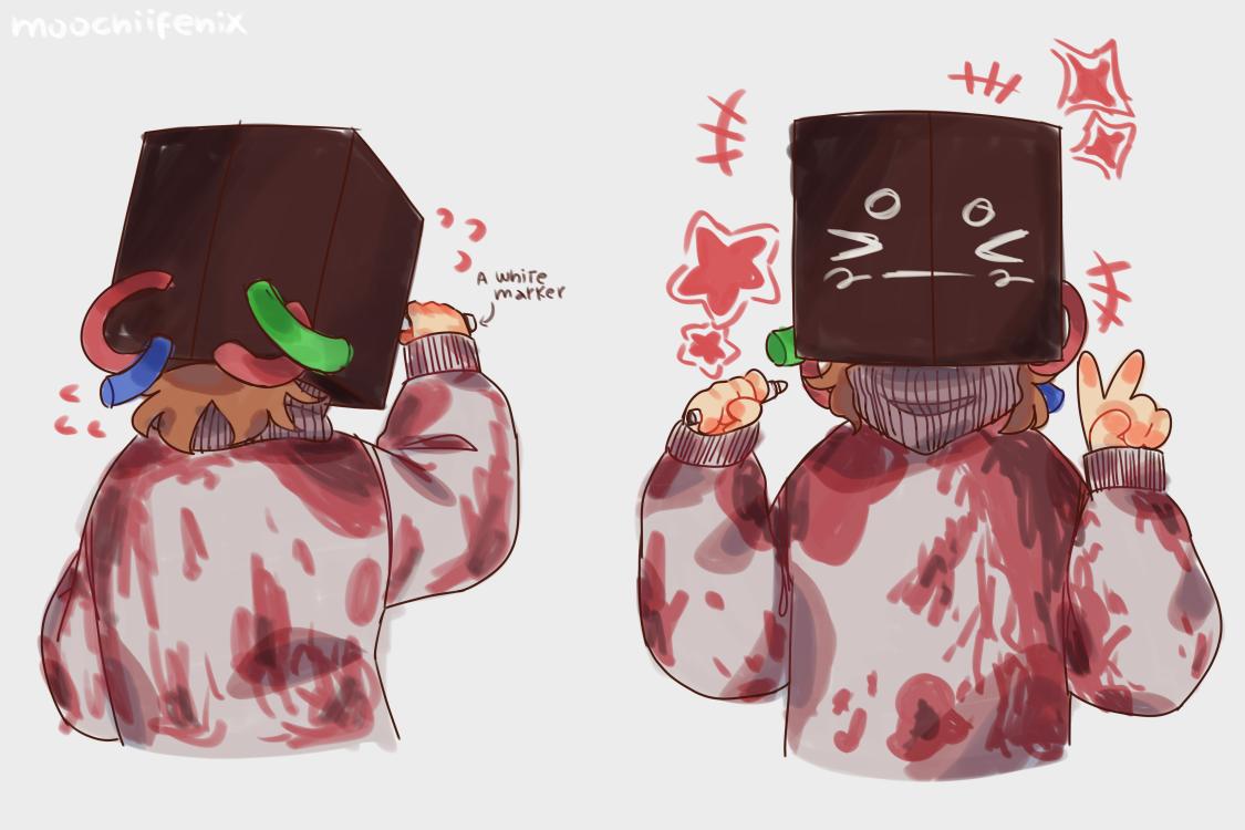 Alex 📼 GENLOSS RAHHH‼️ on Twitter: "RT @moochiifenix: a boxhead silly guy doodle # ...