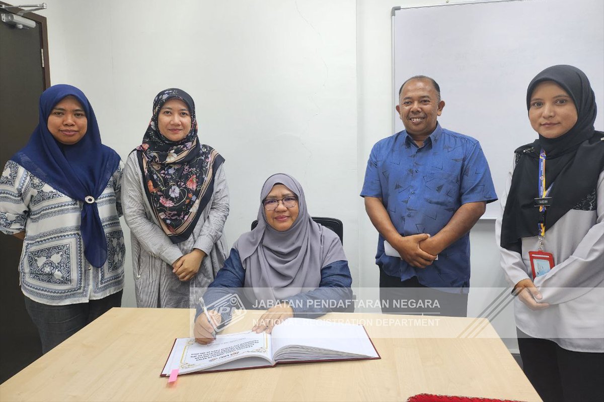 Jabatan Pendaftaran Negara 🇲🇾 on Twitter: "28 & 29 Mei 2023 - YBrs. Puan Faizah binti Jaarudin ...