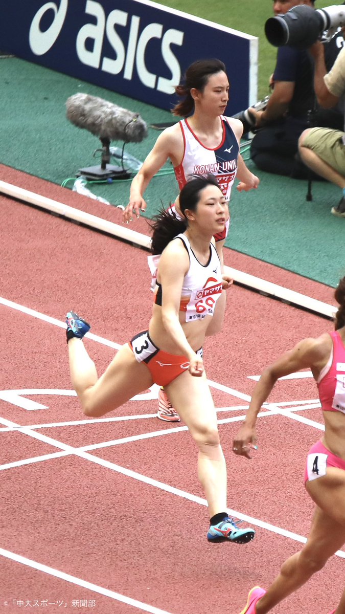 「中大スポーツ」新聞部 on Twitter: "〈陸上競技部・女子陸上競技部・第107回 #日本選手権 ／第39回 #U20日本選手権〉 女子100m 準決勝 1組④#田路遥香（法4）11. ...
