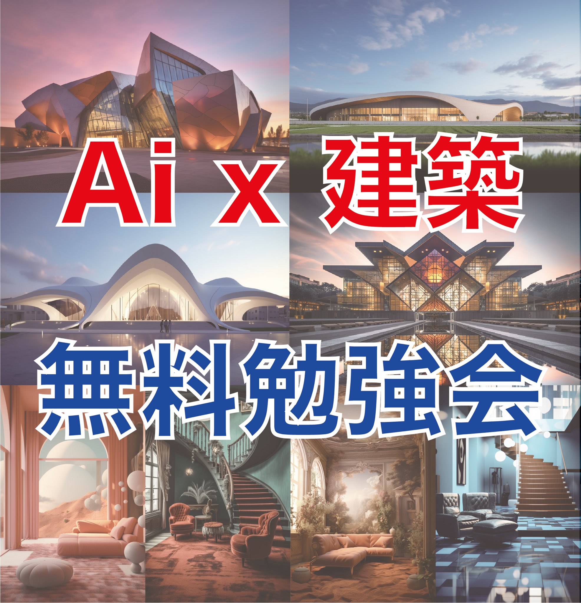 YUiCHI【Ai x 建築 発信中】 on Twitter: "【🔥建築xAi無料勉強会開催‼️】 Aiに奪われる職業ランキング3位の建築設計 今Aiを学び、Aiを利用する側になりませんか💪 ...