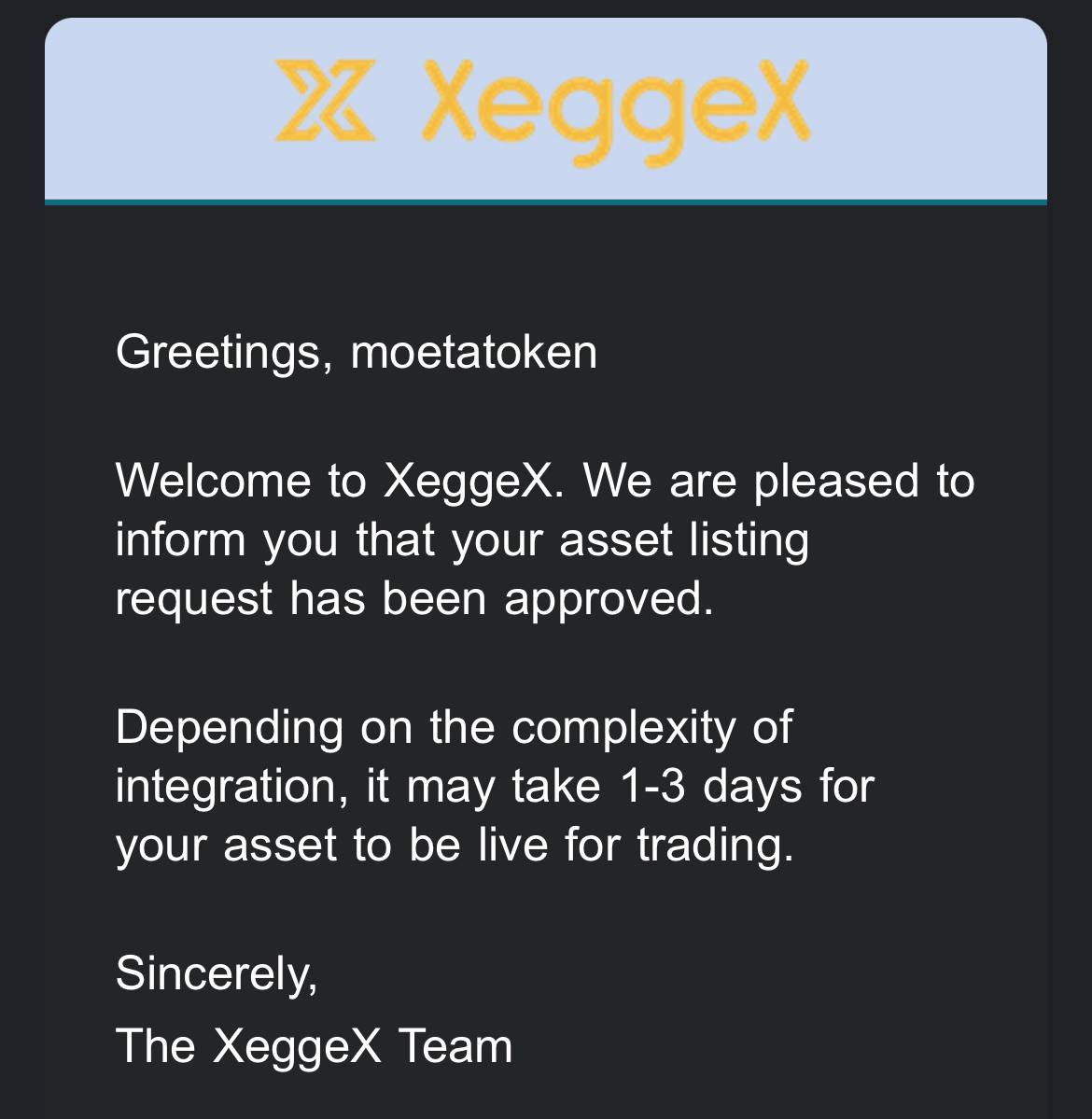 Moeta | ERC20 on Twitter: "Dear Moeta community, Exciting times! Our first CEX listing is very ...