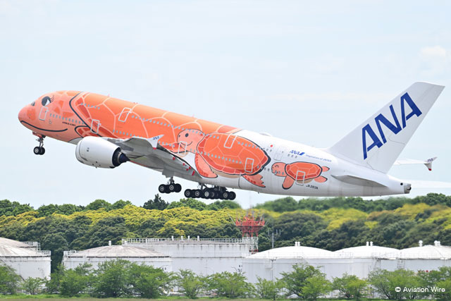 Aviation Wire on Twitter: "ANA、A380 3号機が6回目の整備フライト 成田発着で1時間弱飛行 https://aviationwire.jp/archives ...