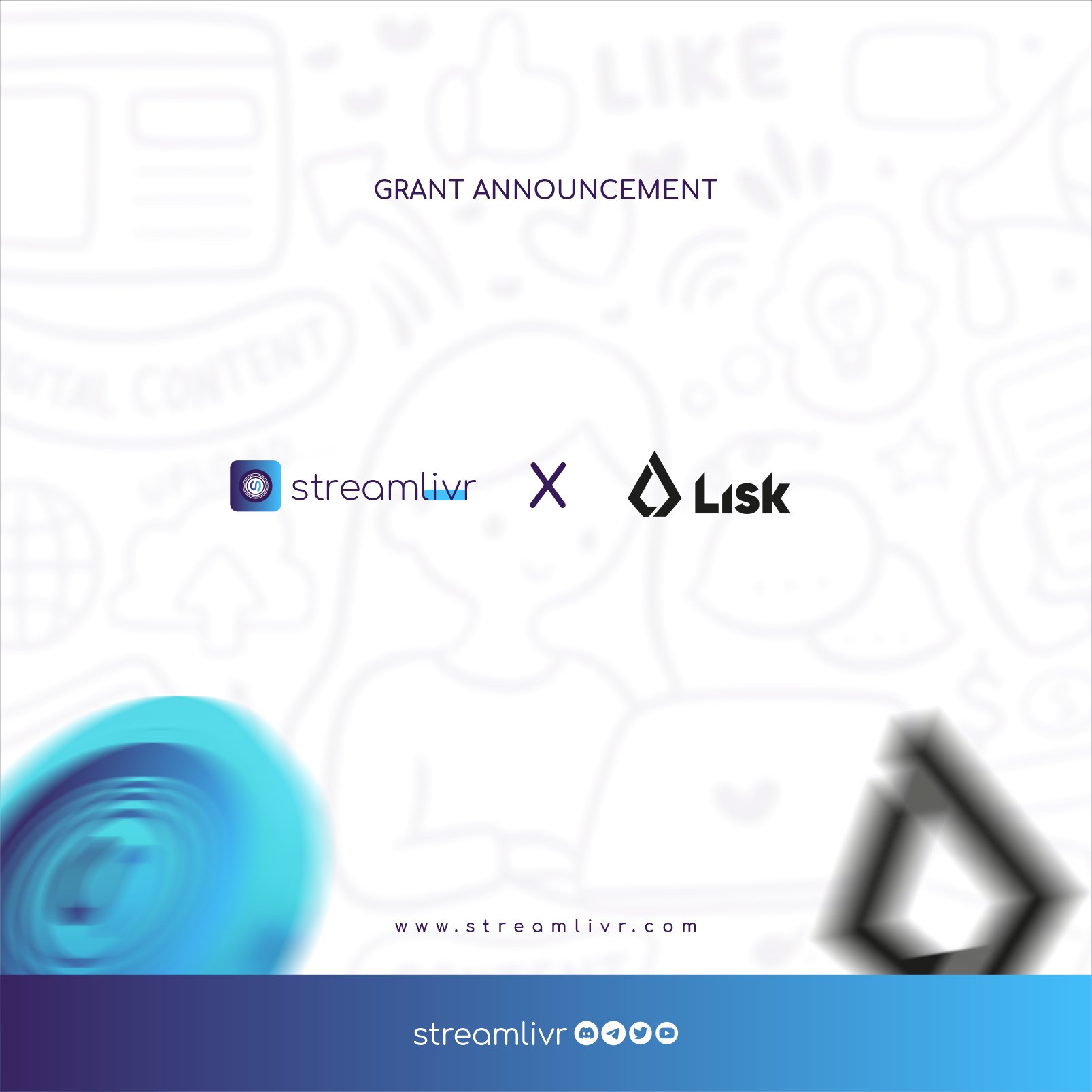 Streamlivr on Twitter: "Yay!🔥We're thrilled to announce Streamlivr's receipt of @LiskHQ ...