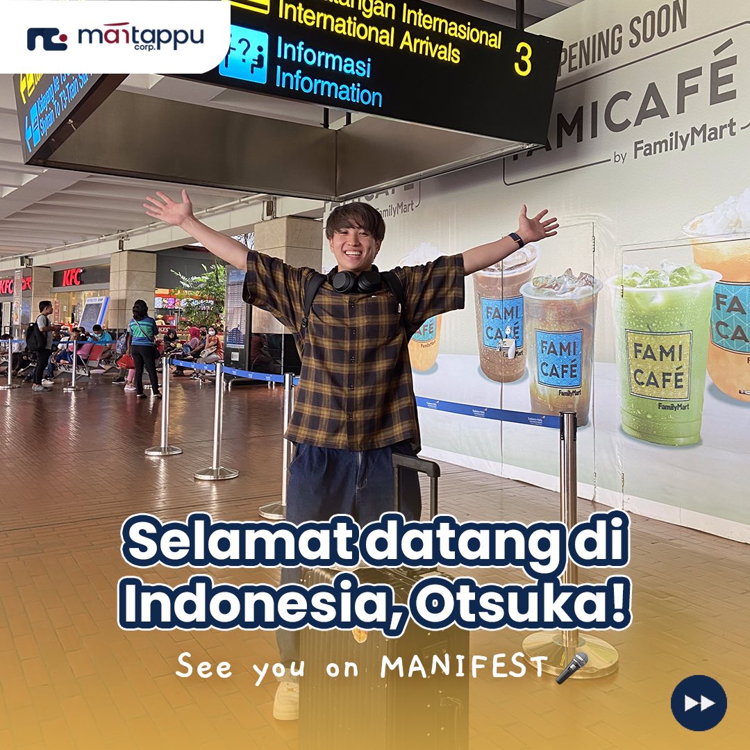 Mantappu Corp. on Twitter: "SURPRISE!! Welcome back to Indonesia, Otsuka🥳🤩 FYI, Otsuka bakal ...