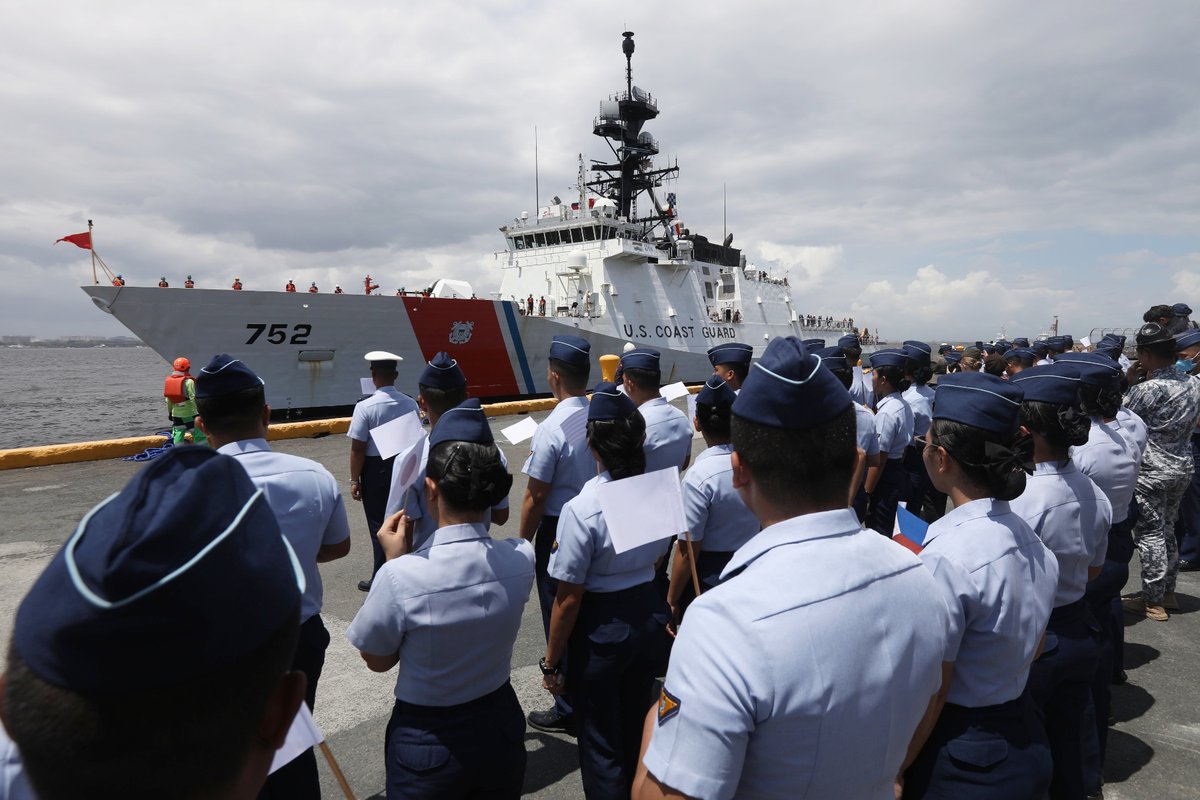 Philippine News Agency on Twitter: "TRILATERAL MARITIME EXERCISE. The USCGC Stratton (WMSL-752 ...