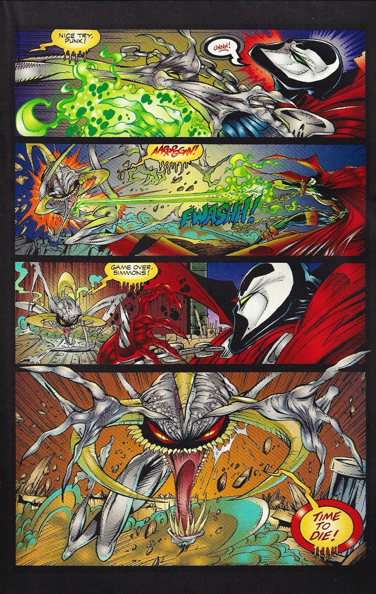 Daily Spawn Archive on Twitter: ""Game over, Simmons! TIME TO DIE!" Pages from Violator's Action ...