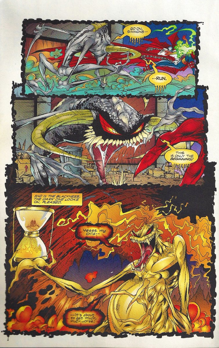 Daily Spawn Archive on Twitter: ""Game over, Simmons! TIME TO DIE!" Pages from Violator's Action ...