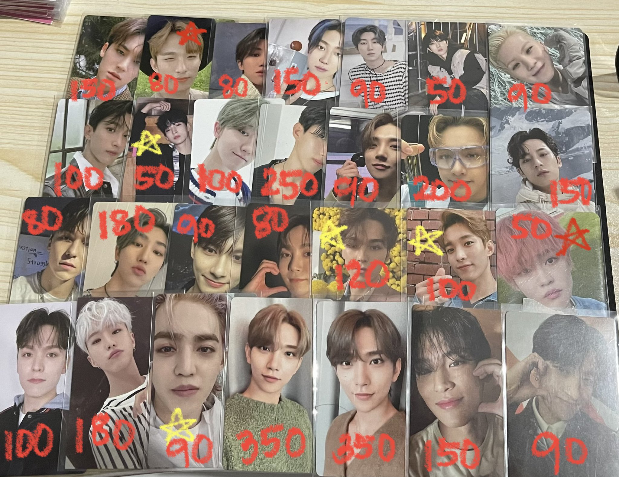 thunderz on Twitter: "#TNDZonhand wts lfb svt photocards ph Prices are exclusive of PF and Local ...
