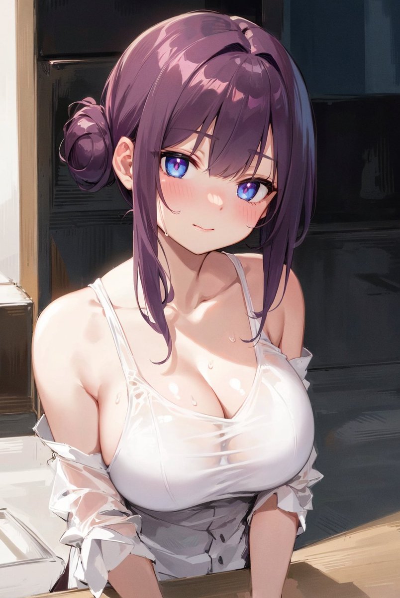 山吹紫御/Shion Yamabuki on Twitter: "あ、あつ～い！ #AIart #AIイラスト #AI術師さんと繋がりたい"